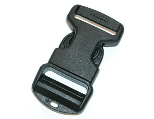 1-1/4" Side Squeeze Buckle with Loop - Tri-Point Hardware